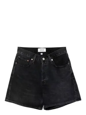 AGOLDE Indra Denim Shorts - Black