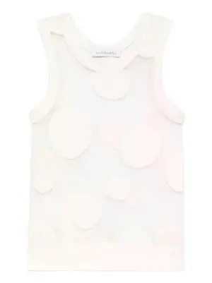Viktor & Rolf Polka-dot Tank Top - White