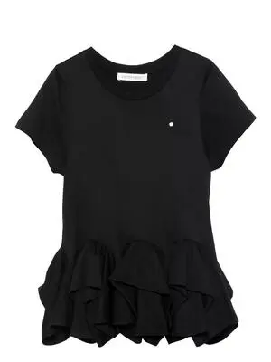 Viktor & Rolf Peplum-hem T-shirt - Black