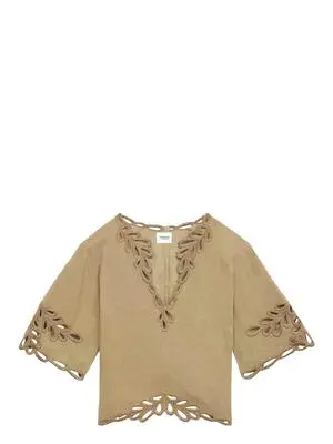 MARANT ETOILE Shana Blouse - Neutrals