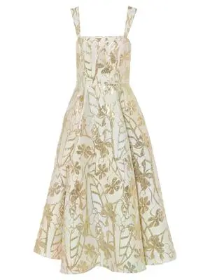 TEMPERLEY LONDON Frankel Midi Dress - White