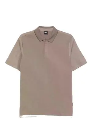 BOSS Jersey Polo Shirt - Brown