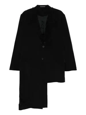 Yohji Yamamoto Attachable-collar Jacket - Black