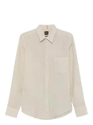 BOSS Linen Shirt - Neutrals