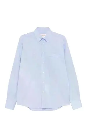 Valentino Garavani Logo Oxford Shirt - Blue