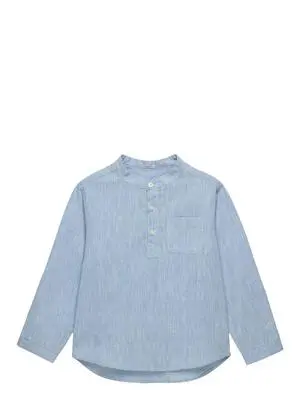 Trotters Cotton Oscar Shirt - Blue