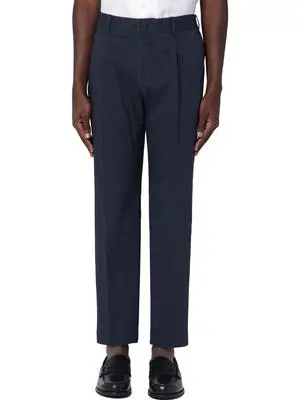 SANTANIELLO Cotton Trousers - Blue