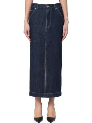 DARKPARK Erika Denim Midi Skirt - Blue