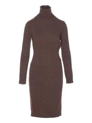 MAISON MARGIELA MM6 Maison Margiela Knitted Dress Brown