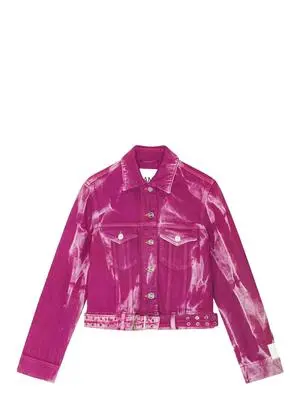 GANNI Tie-dye Jacket - Pink