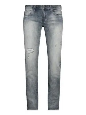 Armani Exchange Skinny Jeans With Distressed Details - Blue