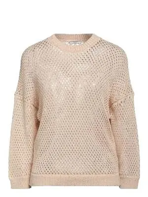 Peserico Cotton Knit Sweater - Beige
