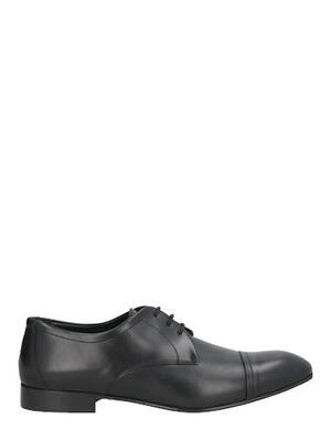BALDININI Leather Lace-up Derby Shoes - Black