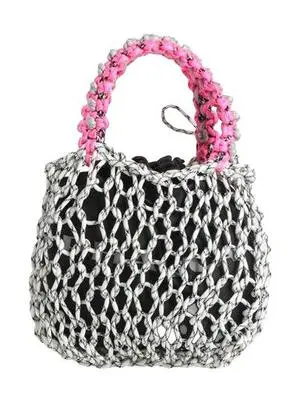 PHANTA Textile Fibers Handbag - White