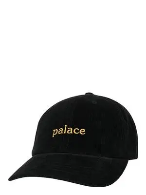 PALACE Washed Cord 6-panel Cap - Black
