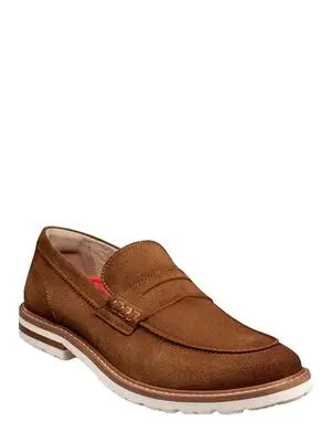 STACY ADAMS Hopkins Penny Loafer - Brown Suede