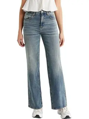 PACSUN Grace High-waist Girlfriend Jeans - Med Wash