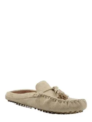 NATIONAL COMFORT National Comfort Tassel Mule Natural Suede