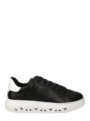 Karl Lagerfeld Leather Sneakers - Black
