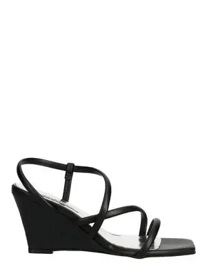 Karl Lagerfeld 85mm Leather Sandals - Black