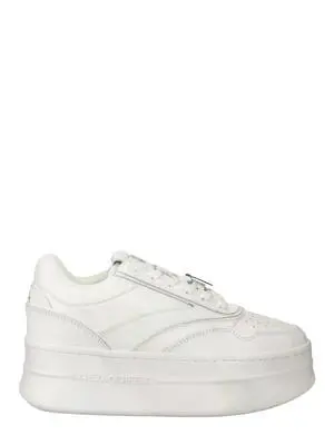 Karl Lagerfeld Leather Sneakers - White