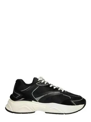 Karl Lagerfeld Leather Sneakers - Black