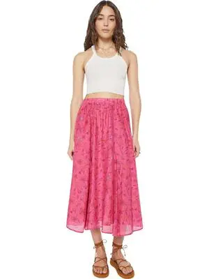 XIRENA Roxane Floral Print Midi Skirt