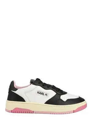 Karl Lagerfeld Leather Sneakers - Black