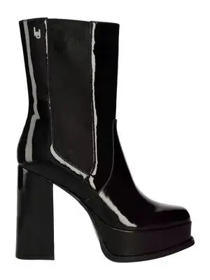 Liu Jo 110mm Patent Boots - Black