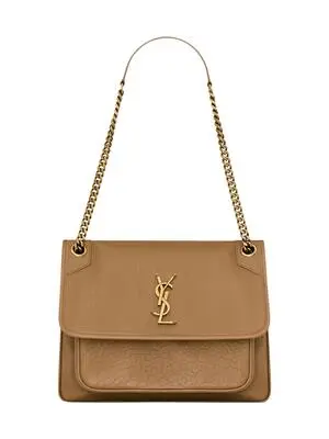 Saint Laurent Medium Niki Chain Bag - Tan