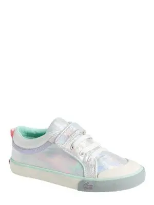 See Kai Run Kristin Sneaker - Silver Metallic