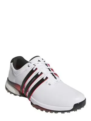 Adidas Adidas Tour360 24 Spikeless Golf Shoe White/ Core Black/ Lucid Red