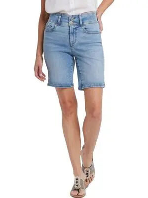 NYDJ NYDJ Ella High Waist Denim Shorts Santiago Sea