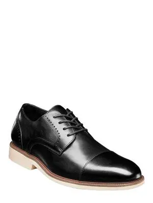 STACY ADAMS Wesbridge Cap Toe Derby - Black