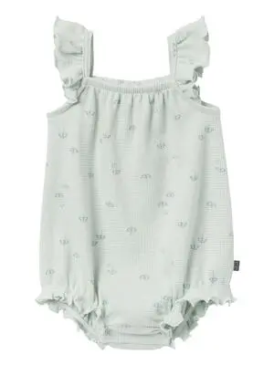 MODERN MOMENTS™ BY GERBER Bubble Romper - Lt Sky Beach Umbrella