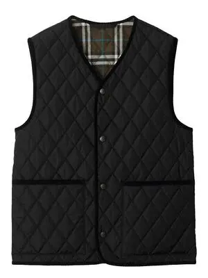 Burberry Quilted Gilet - Black