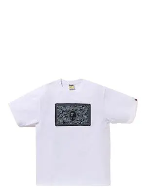 A BATHING APE Card Tee Shirt - White/black