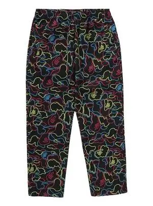A BATHING APE Neon Camo Relaxed Fit Track Pants Multicolor