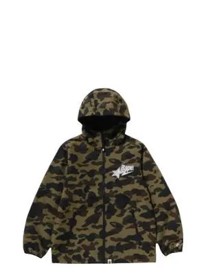 BAPE Windstopper Products Gore-Tex Labs 1st Camo Hoodie Jacket Green