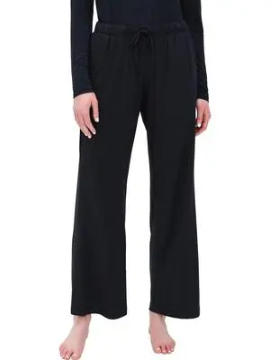 Eberjey Gisele Everyday Straight Leg Pants - Black