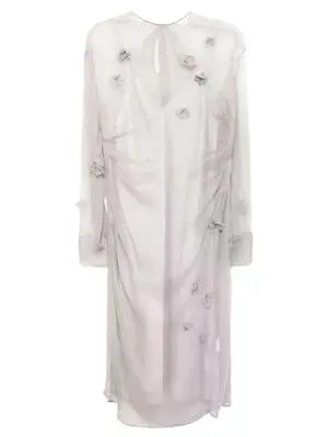 JNBY JNBY Rounded Collar Silk Dress