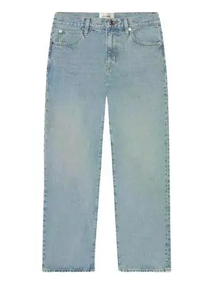 FRAME Cotton Cropped Jeans - Blue