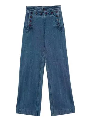 BODE Sailor Straight Leg Jeans - Blue
