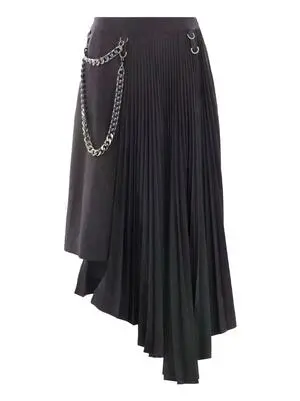 NICCOLO PASQUALETTI Cavo Midi Skirt - Grey