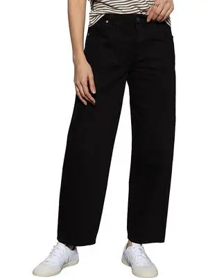 Sanctuary District High-rise Column Ankle Jeans - Black