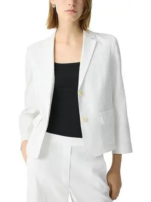 Theory Shrunken Fit Blazer - White