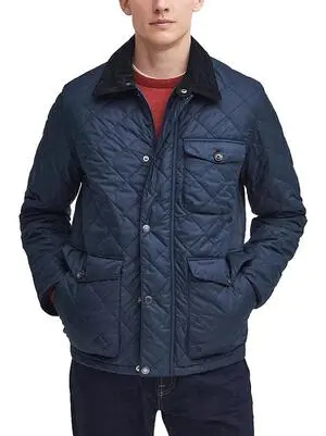 Barbour Hornby Quilted Jacket - Navy