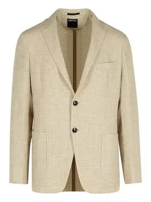 ZEGNA Zegna Drop 7 Linen-Blend Jacket
