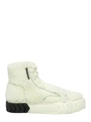 Both Tyres High Top Sneakers - White