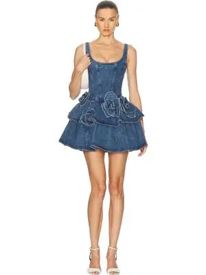 AKNVAS Devyn Denim Dress - Saxe Blue